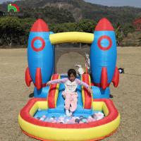 China Indoor Outdoor Party Inflatable Bounce House Toddler Bounce House Combo With Ball Pit Slide Basket Trampoline for sale