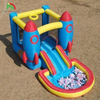 China Indoor Outdoor Party Inflatable Bounce House Toddler Bounce House Combo With Ball Pit Slide Basket Trampoline for sale
