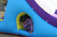 China Inflatable Bounce House Combo With Slide Climbing Wall Obstacles Trampoline Ball Pit Pool for sale