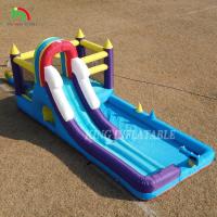 China Inflatable Bounce House Combo With Slide Climbing Wall Obstacles Trampoline Ball Pit Pool for sale