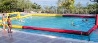 China Inflatable Water Sport Game Inflatable Water Polo Soccer Field Arena Court Aqua Inflatable Soccer Court for sale