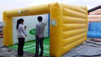 China Outdoor Large Blow Up Event Exhibition Party Tent With Led Light Inflatable Nightclub Party Cube Black Inflatable Night Club for sale
