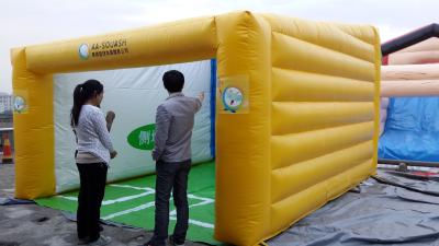 China Outdoor Large Blow Up Event Exhibition Party Tent With Led Light Inflatable Nightclub Party Cube Black Inflatable Night Club for sale