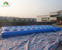 China Outside Yellow Challenge Inflatable Meltdown Sport Game With Rotative Machine for sale