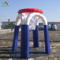 China Inflatable Basketball Goal Inflatable Basketball Hoop Water Sports Inflatable Water Basketball Hoop for sale