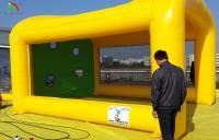 China Soccer Shoot Out Game Good Price Commercial Durable Inflatable Football Goal for sale