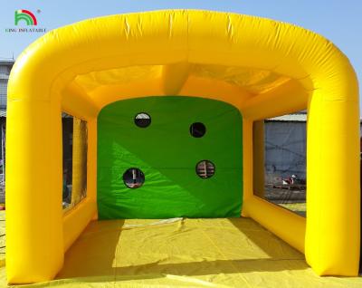 China Soccer Shoot Out Game Good Price Commercial Durable Inflatable Football Goal for sale
