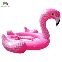 China 6 Person Inflatable Peacock Water Mount Sea Lake Pool Float Water Toy Giant Unicorn Flamingo Inflatable Floating Bed For Water Party for sale