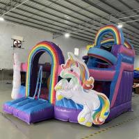China Inflatable Bouncer Combo Obstacle Course Bounce Castle House With Slides Ball Pit Climbing Obstacle Blower for sale