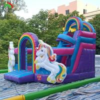 China Inflatable Bouncer Combo Obstacle Course Bounce Castle House With Slides Ball Pit Climbing Obstacle Blower for sale