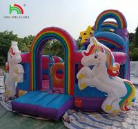 China Inflatable Bouncer Combo Obstacle Course Bounce Castle House With Slides Ball Pit Climbing Obstacle Blower for sale