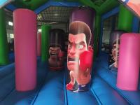 China Inflatable Fighting Arena Adults Kids Trampoline Park Inflatable Gladiator Joust Battle Game Bounce Castle for sale