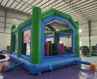 China Inflatable Fighting Arena Adults Kids Trampoline Park Inflatable Gladiator Joust Battle Game Bounce Castle for sale