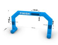 China Custom Inflatable Arch Advertising Start Outdoor Inflatable Entrance Arch Marathon Race Line Archway for sale