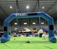 China Custom Inflatable Arch Advertising Start Outdoor Inflatable Entrance Arch Marathon Race Line Archway for sale