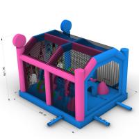 China Commercial Inflatable Bounce House Castle Combo Inflatable Bouncy Jumping Castle With Obstacle Trampoline for sale