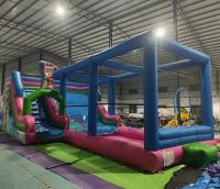 China Outdoor Commercial Grade PVC Large Inflatable Water Slide Bounce House Combo Bouncy Castle for sale