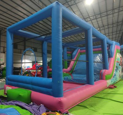 China Outdoor Commercial Grade PVC Large Inflatable Water Slide Bounce House Combo Bouncy Castle for sale