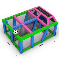 China Inflatable Sports Game Throwing Targets Dartboard Target Game Inflatable Bubble Football Events Goal Court for sale