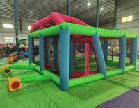 China Inflatable Sports Game Throwing Targets Dartboard Target Game Inflatable Bubble Football Events Goal Court for sale