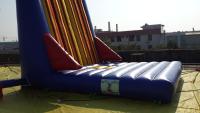 China Factory Wholesale Commercial Outdoor Sport Game Adults Inflatable Sticky Wall Game Inflatable Jumping Bouncy Castle for sale