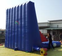 China Factory Wholesale Commercial Outdoor Sport Game Adults Inflatable Sticky Wall Game Inflatable Jumping Bouncy Castle for sale
