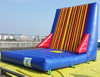 China Factory Wholesale Commercial Outdoor Sport Game Adults Inflatable Sticky Wall Game Inflatable Jumping Bouncy Castle for sale