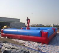China High Quality PVC Inflatable Jousting Arena Children's Gladiator Fighting Court with Sticks Includes Blower-for Trampoline Parks for sale
