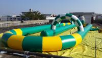 China Outdoor Inflatable Go Kart Race Track Attractive Inflatable Race Track for Bumper Cars for sale