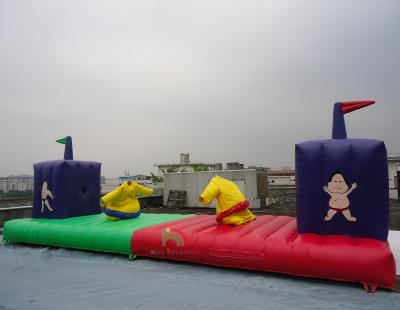 China High Quality Inflatable Game Carnival Bounce House Sumo Suits Bungee Run for Adults Kids ﻿ for sale