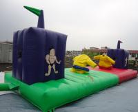 China High Quality Inflatable Game Carnival Bounce House Sumo Suits Bungee Run for Adults Kids ﻿ for sale