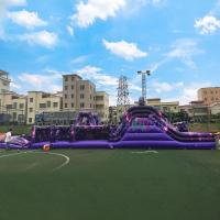 China Outdoor Commercial Sports Activities Adults Bouncer Obstacle Course Inflatables for Kids for sale