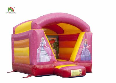 China Safety Waterproof Pink Inflatable Jumping Castle House With 24 Months Warranty for sale