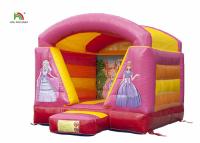 China Safety Waterproof Pink Inflatable Jumping Castle House With 24 Months Warranty for sale