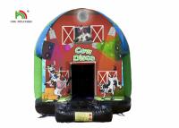 China Dome 3.5m Carton Printing Inflatable Jumping Castle Bounce House For Kids for sale