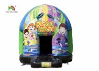 China Dome 3.5m Carton Printing Inflatable Jumping Castle Bounce House For Kids for sale