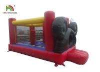 China Red Softplay Mickey Cartoon Inflatable Jumper Castle Bouncer With Ocean Ball for sale