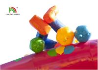 China 6.3 X 5.0m Colorful Inflatable Clown Bouncy Castle House For Commercial for sale