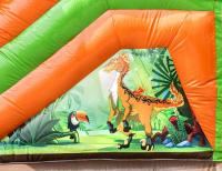 China Customized Size Dinosaurs Inflatable Bounce House / Toddler Bouncy Castle With Slide for sale