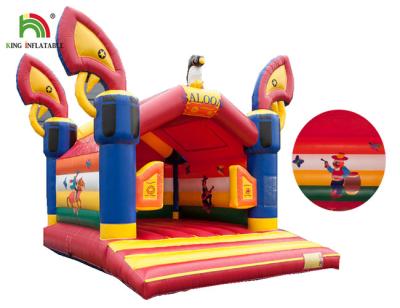 China Giant Kids Inflatable Jumping Castle With Door And Eagle 6.6 x 5.0 m for sale