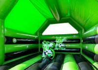 China Green Commercial 2.1 Ft Astronaut Childrens Bouncy Castle / Inflatable Kids Jumping Castle for sale
