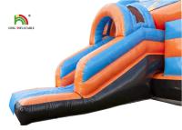 China Red Plane Inflatable Jumping Castle With Bouncer Fire Retardant Plato 0.55mm Pvc Tarpaulin for sale