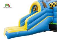 China 5.2 x 6.9m Custom Made Inflatable Bounce House / Jumping Castle With Slide for sale