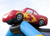 China 5.2 x 6.9m Custom Made Inflatable Bounce House / Jumping Castle With Slide for sale