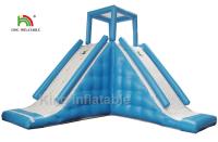 China 50 x 35m Red Amusement Inflatable Water Parks With 2 Years Warranty for sale