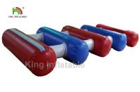 China 50 x 35m Red Amusement Inflatable Water Parks With 2 Years Warranty for sale