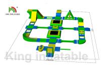 China Exciting Style Blue Inflatable Water Parks / Adult Playground Equipment for sale
