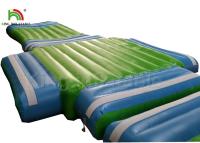 China 0.9mm Plato PVC 45 * 43m Inflatable Water Park Aqua Park With Guard Tower For Adults for sale