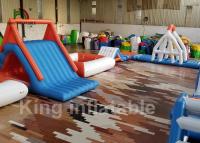 China Waterproof Inflatable Water Park / Aquatic Park Playground With Trampoline For Rent for sale
