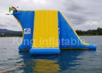 China Heat - Welding Giant Blue 30 * 25m Inflatable Water Parks For Adults And Kids for sale